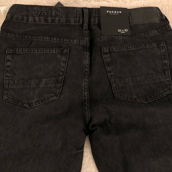 PacSun | Jeans | Pacsun Mens Skinny Rose Embroidered Jeans Black | Poshmark